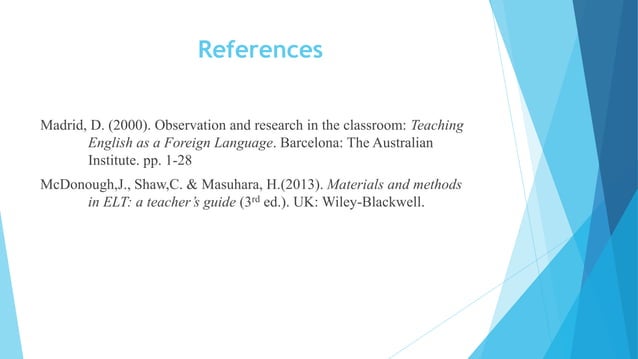 Individualization, Self-Access and Learner Training & Observing the ...