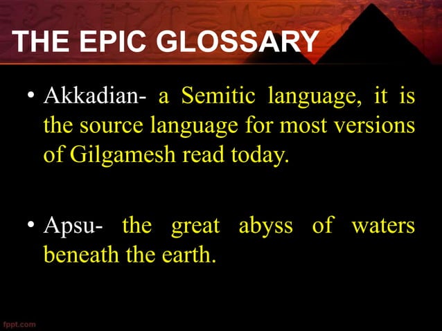 EPIC-OF-GILGAMESH (The Epic of Gilgamesh is an epic poem from ancient ...
