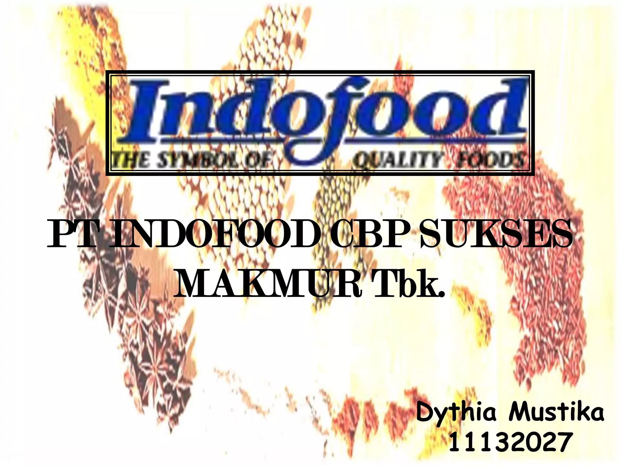 PT INDOFOOD | PPTX