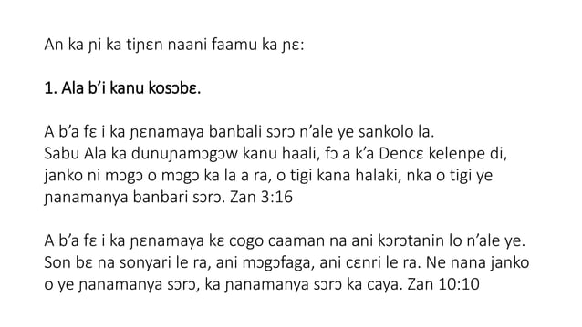 Dyula Soul Winning Gospel Presentation - Only JESUS CHRIST Saves.pptx