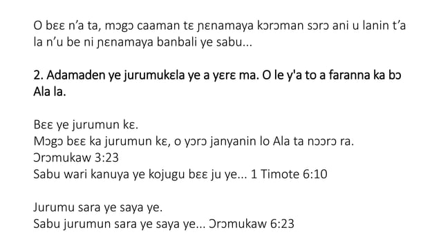 Dyula Soul Winning Gospel Presentation - Only JESUS CHRIST Saves.pptx