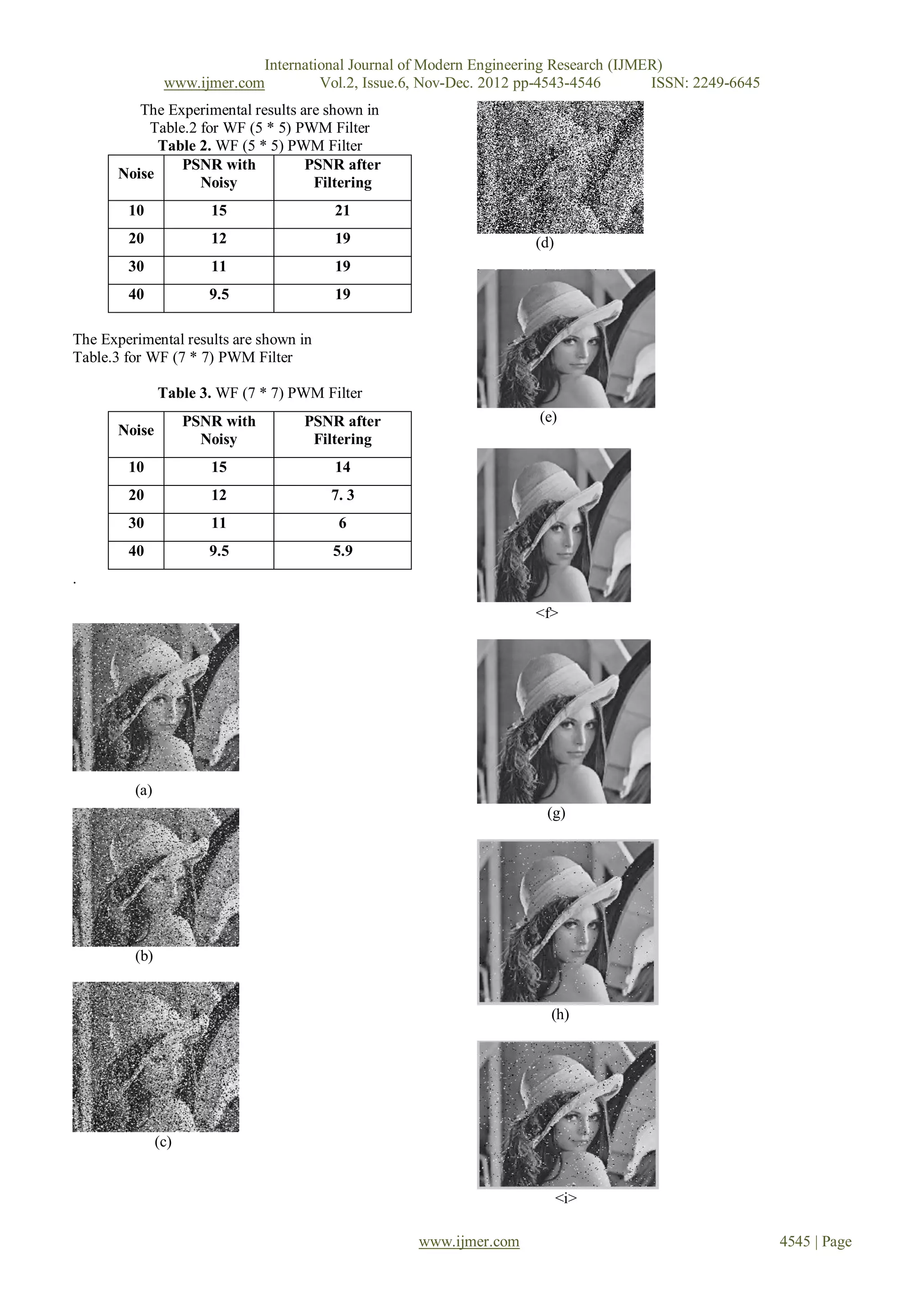 Image Denoising Using Non Linear Filter | PDF
