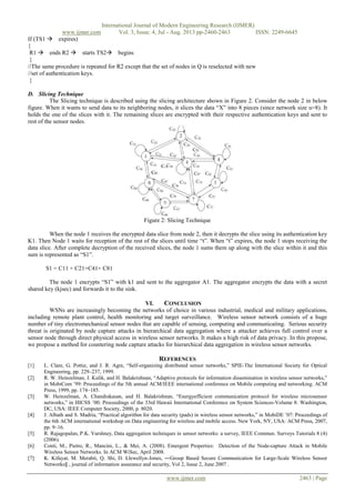 Secure and Efficient Hierarchical Data Aggregation in Wireless Sensor Networks | PDF