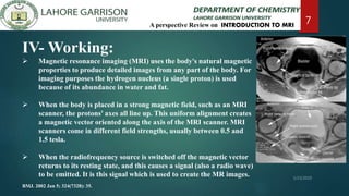 Introduction to MRI, a Short Summary | PPTX