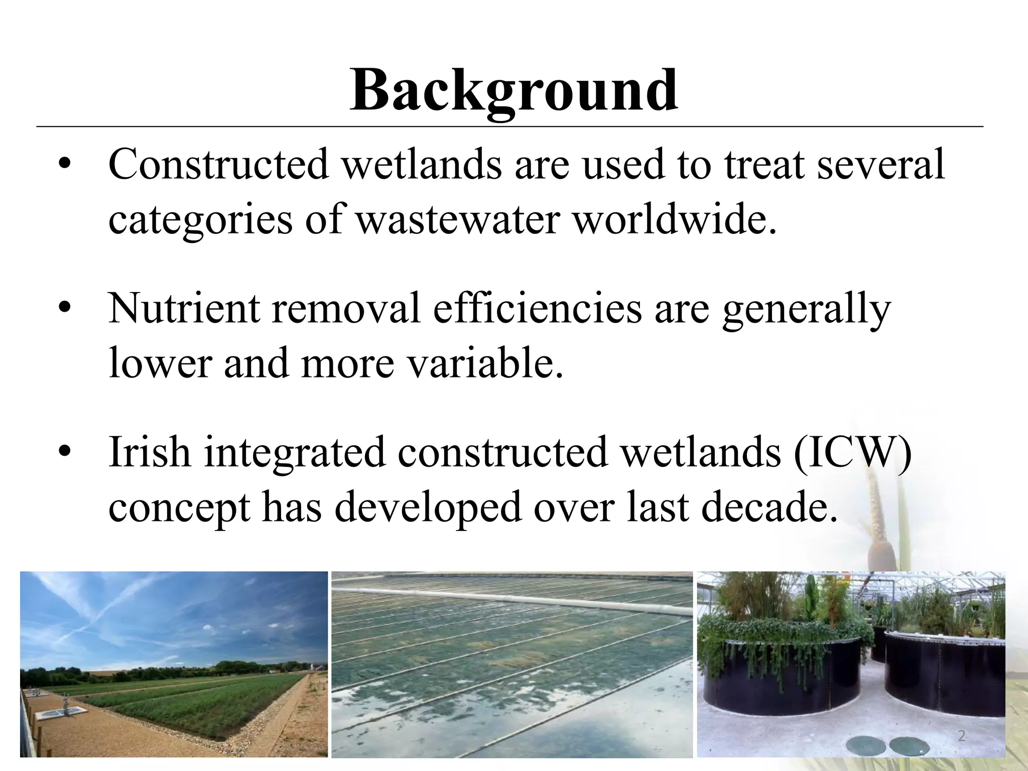 Nutrient Retention in an Integrated Constructed Wetland used to Treat ...