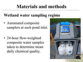 Nutrient Retention in an Integrated Constructed Wetland used to Treat ...