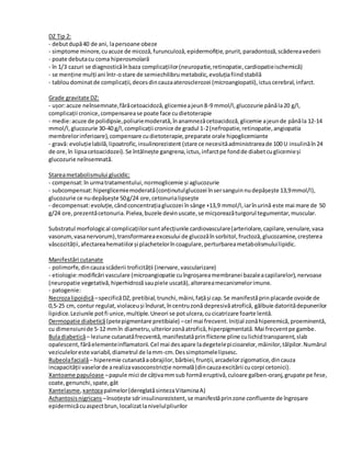 Endocrinologie: diabetul zaharat | DOCX