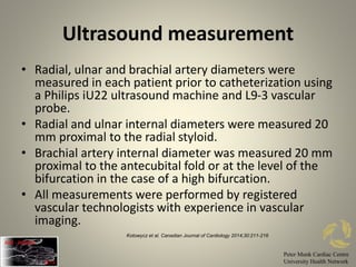 Dzavik V - AIMRADIAL 2014 - Radial artery size | PPT