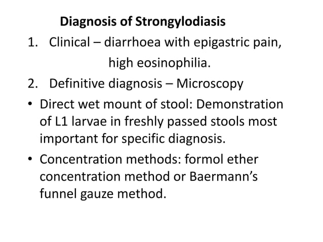 Strongyloides_stercoralis.ppt | Digestive Disorders | Diseases and ...