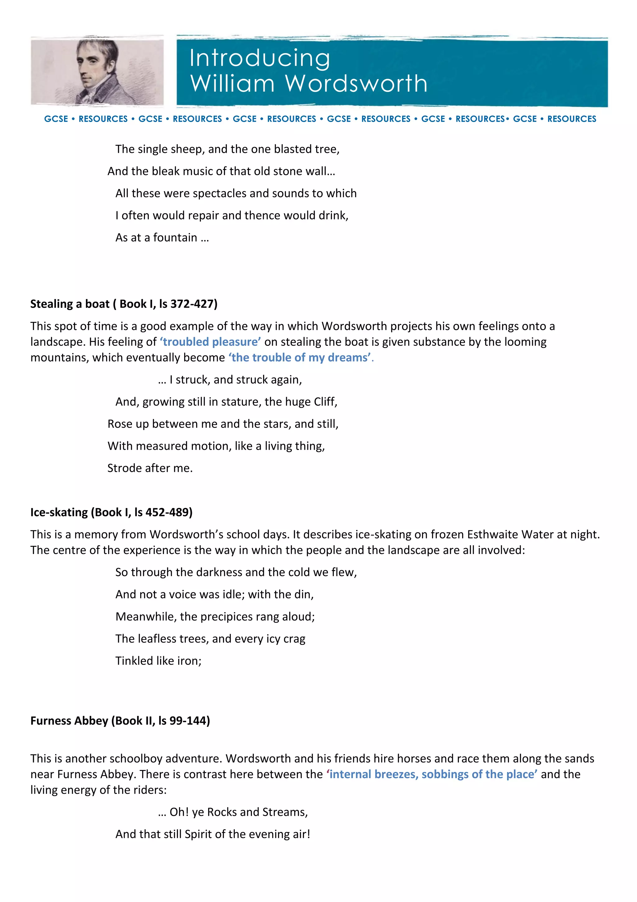 Introducing william wordsworth secondary pack(1) 1(0) | PDF