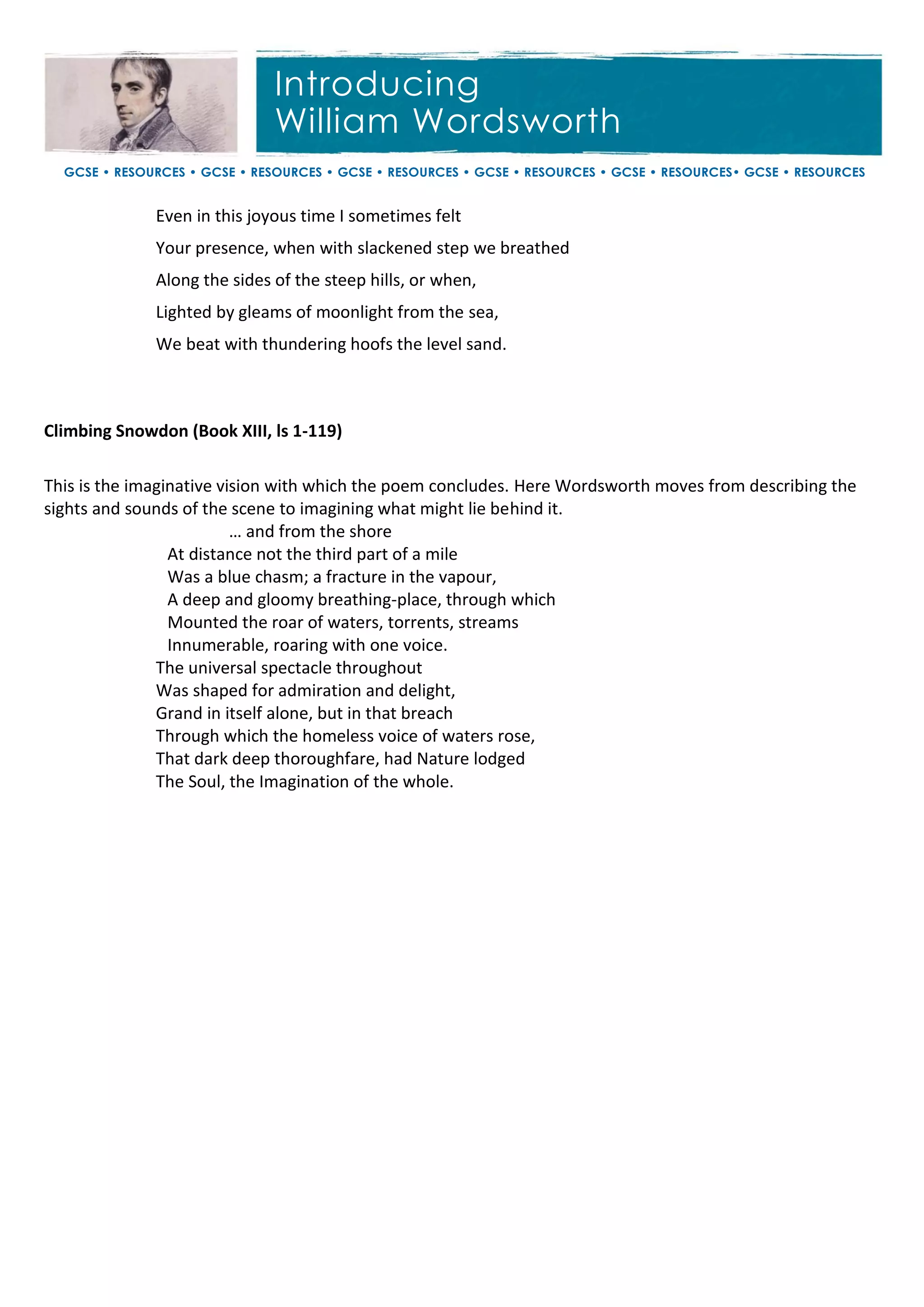 Introducing william wordsworth secondary pack(1) 1(0) | PDF