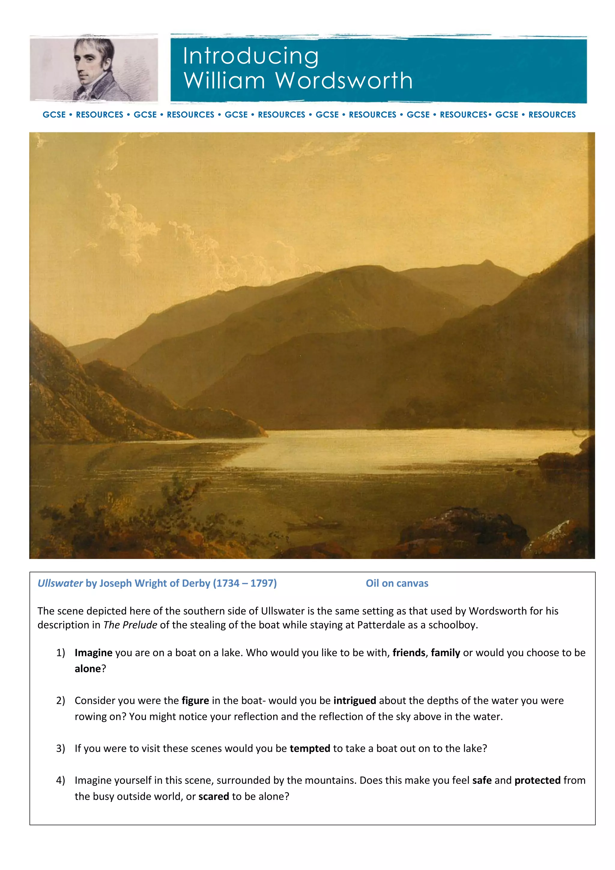 Introducing william wordsworth secondary pack(1) 1(0) | PDF