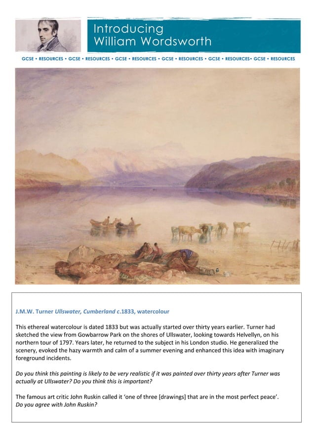 Introducing william wordsworth secondary pack(1) 1(0) | PDF