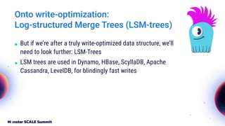 Read- and Write-Optimization in Modern Database Infrastructures by ...