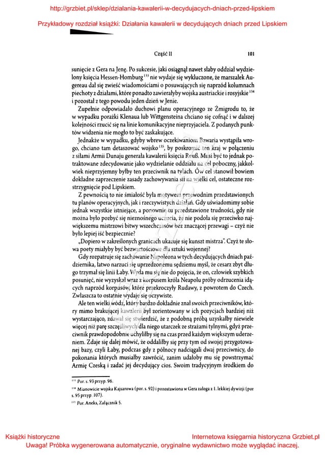 Dzialania kawalerii-w-decydujacych-dniach-przed-lipskiem | PDF