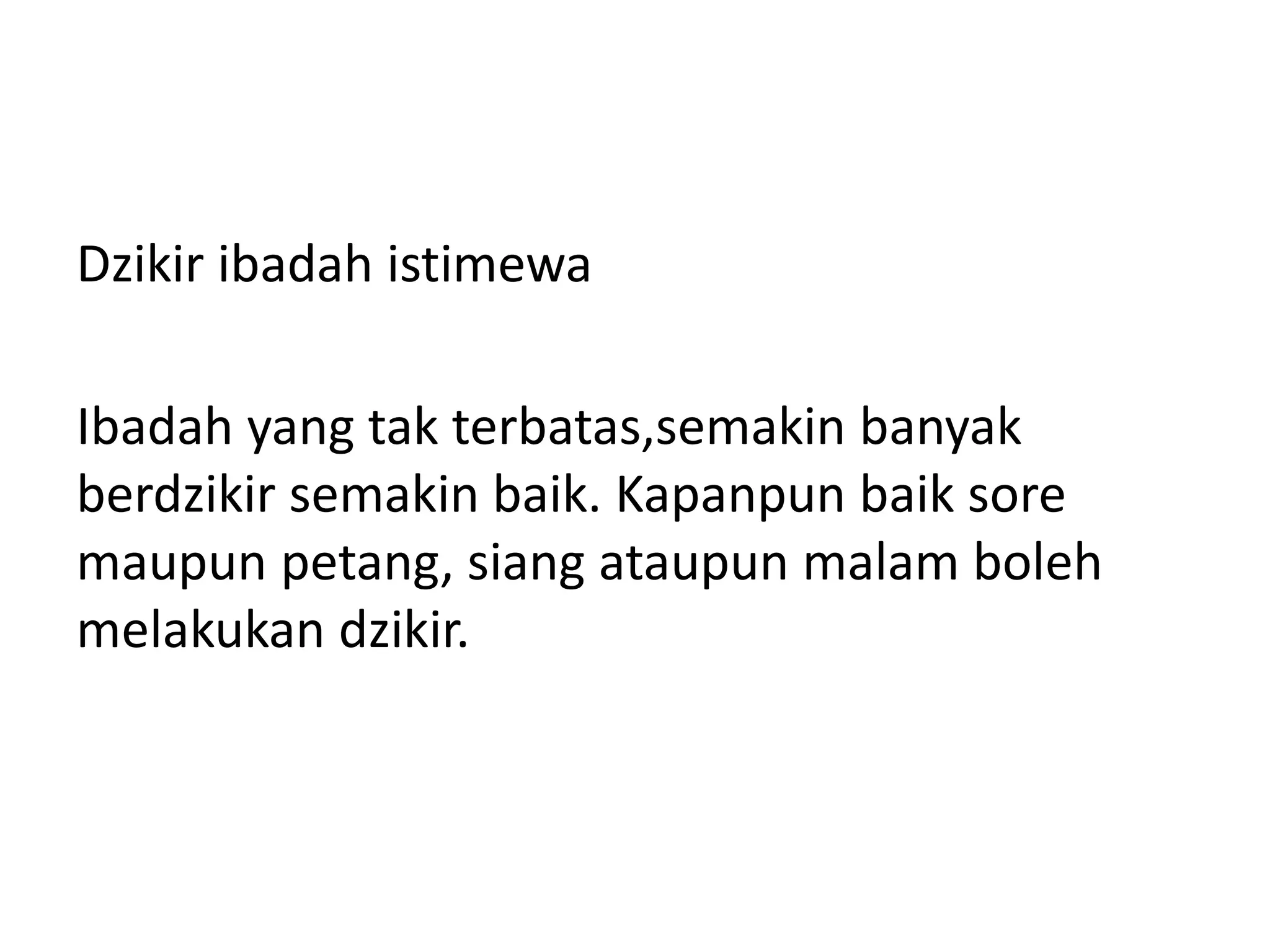 Dzikir | PPT