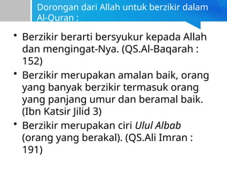cara melakukan berdzikir yang baik dan benar | PPT