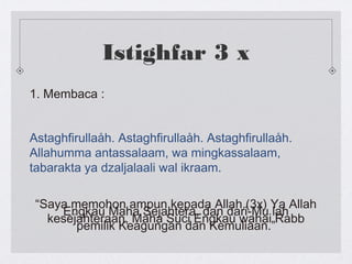 Dzikir dan doa | PPT