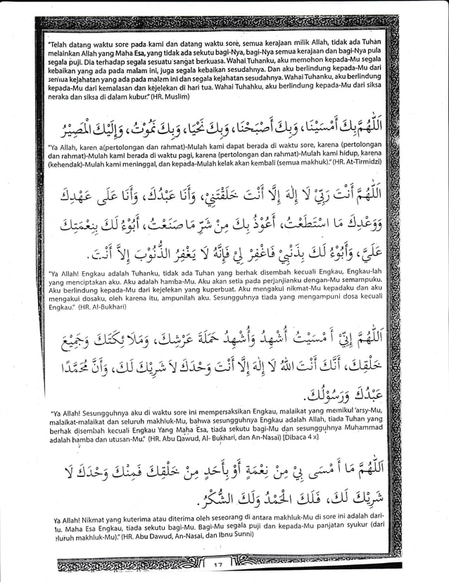 Dzikir pagi dan petang | PDF