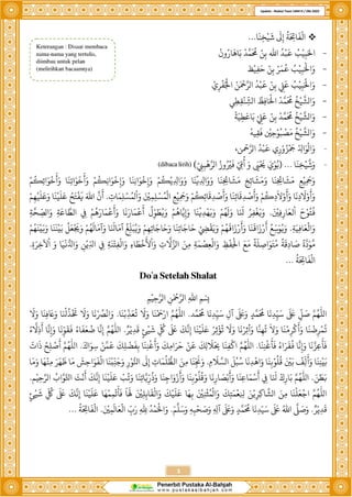 BACAAN DZIKIR SHOLAT 5 WAKTU UNTUK IMAM.pdf