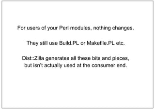 Dist::Zilla - A very brief introduction | PDF