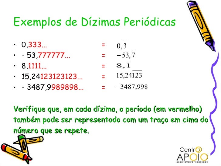 www.AulasDeMatematicaApoio.com - Matemática - Dízima Periódica