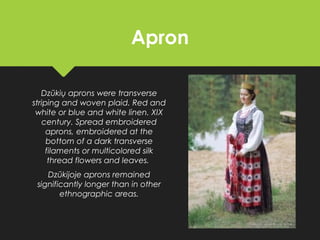 Dzūkija traditional clothes | PPT