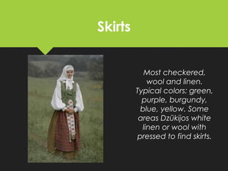 Dzūkija traditional clothes | PPT