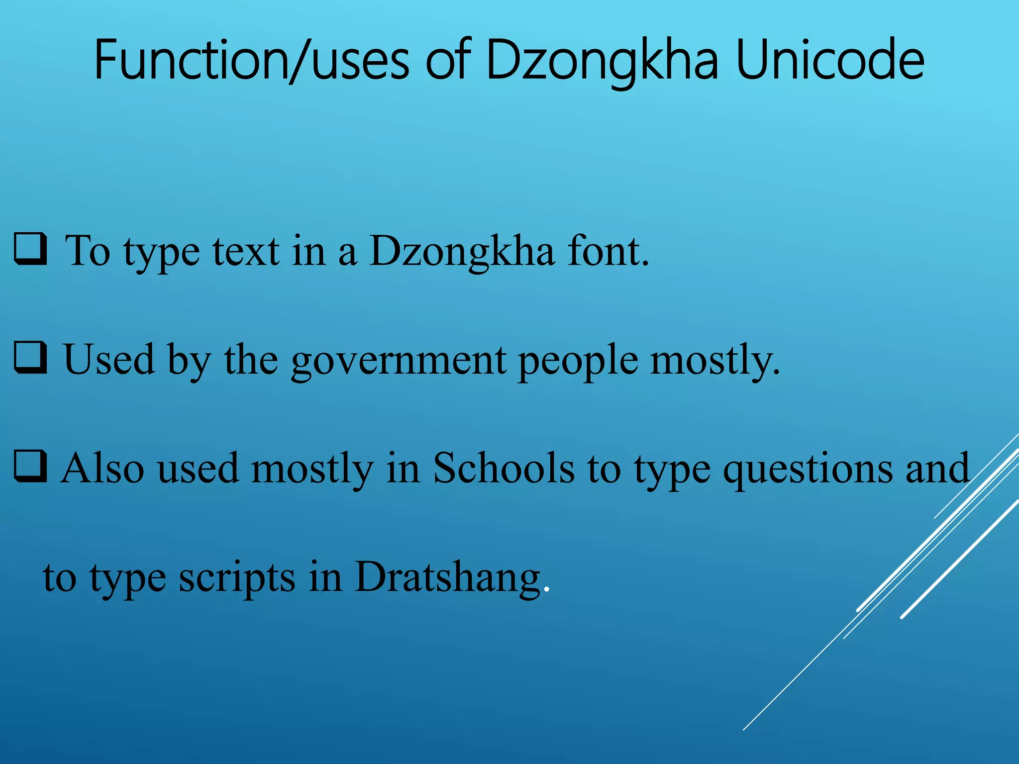 DZONGKHA UNICODE.pptx