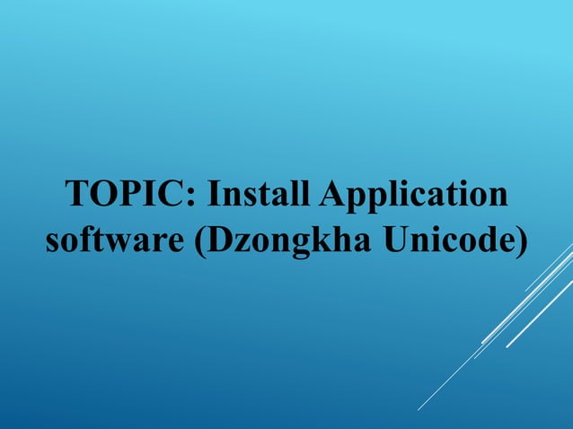 DZONGKHA UNICODE.pptx