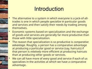 Managerial Economics Chapter Two Comparative advantage.ppt