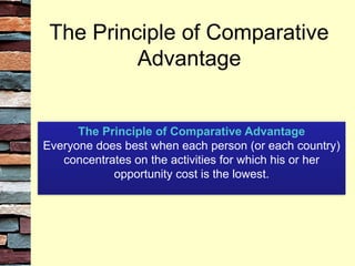 Managerial Economics Chapter Two Comparative advantage.ppt