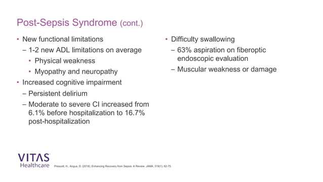 Sepsis and Post-Sepsis Syndrome | PPT