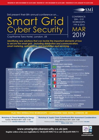 SMi Group's Smart Grid Cyber Security 2019 conference | PDF