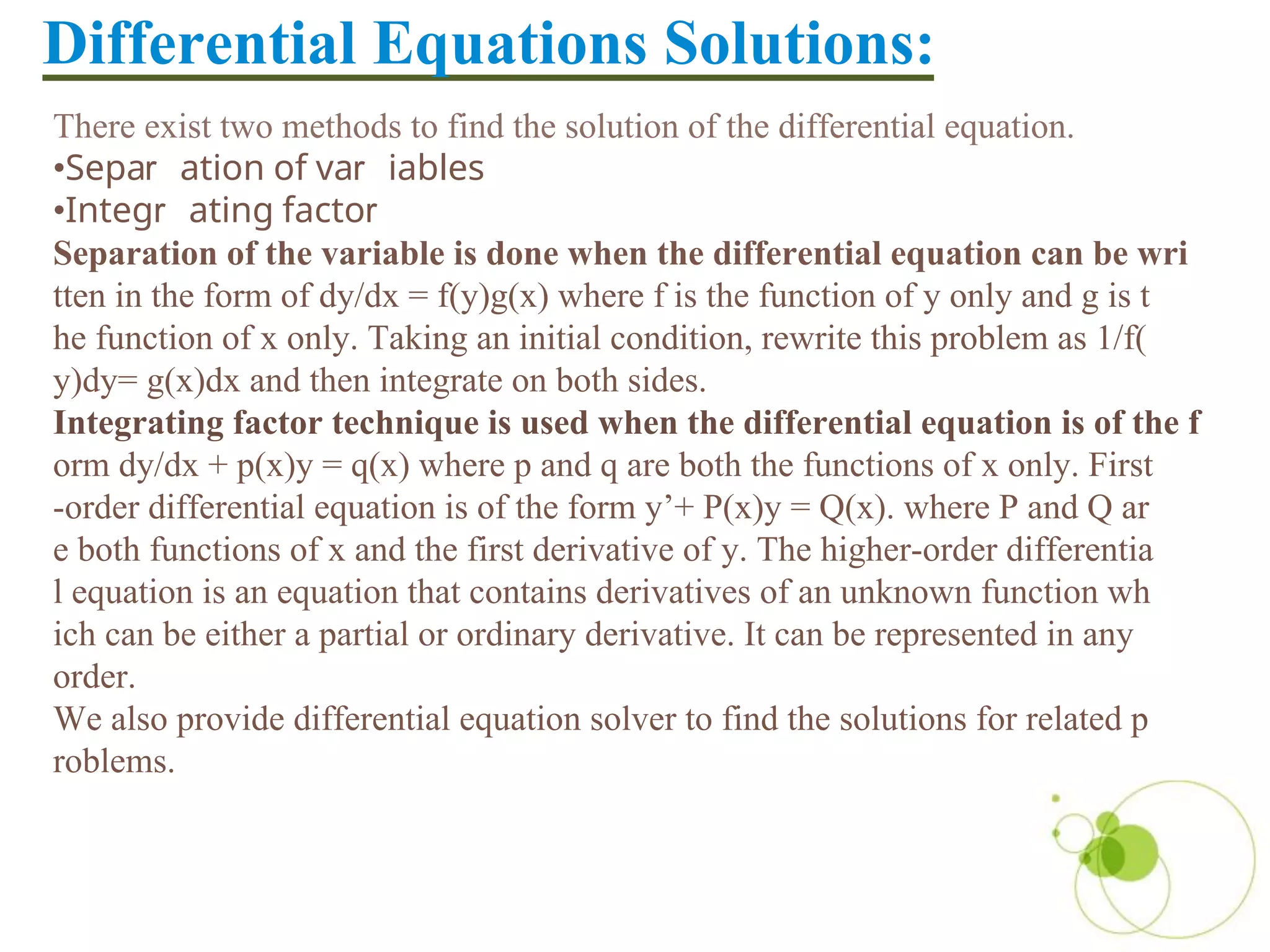 Differential Equations | PDF