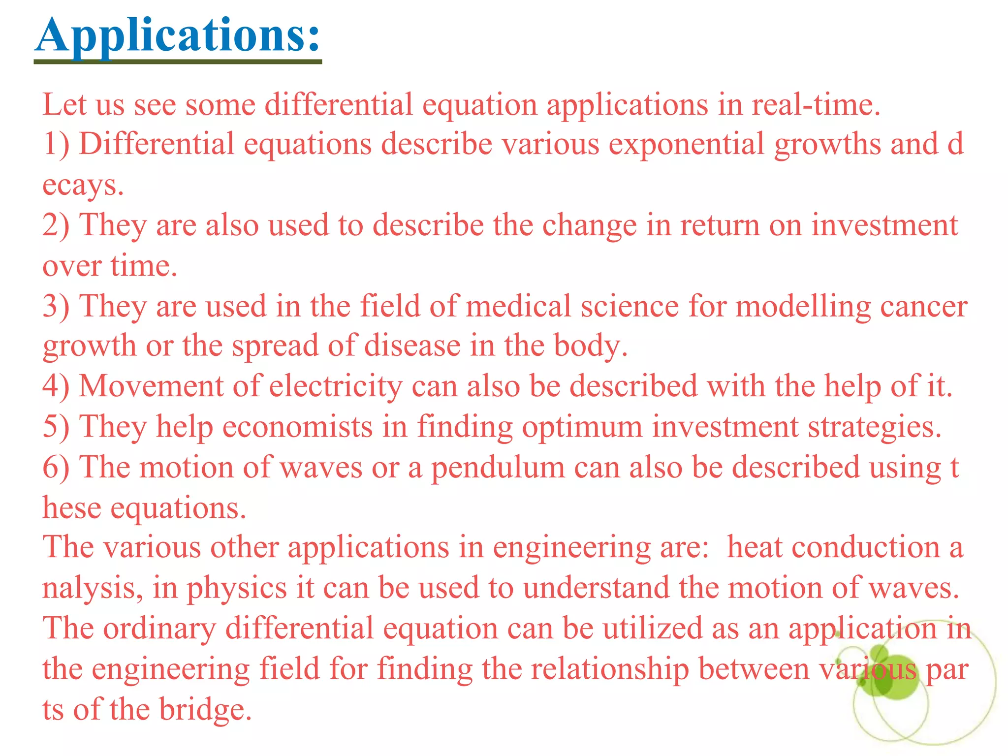 Differential Equations | PDF