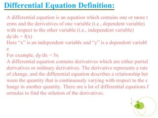 Differential Equations | PDF