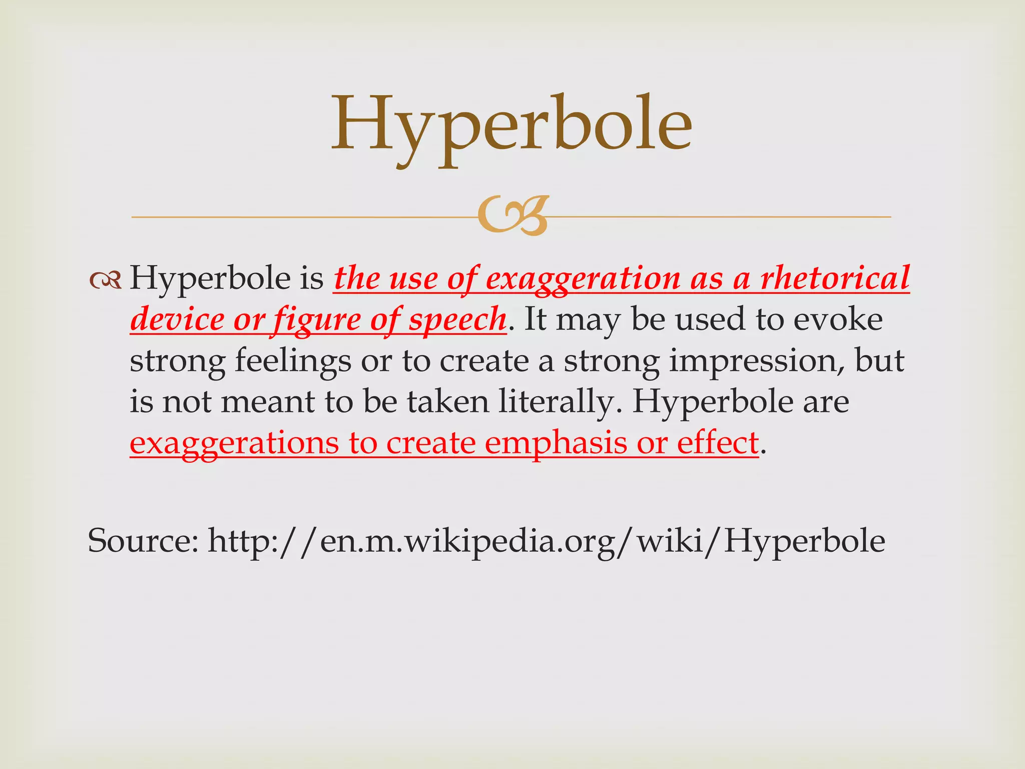 E 105 walking free - hyperbole | PPT