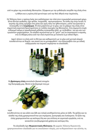 ''η ελιά- το δώρο του θεού'' | PDF