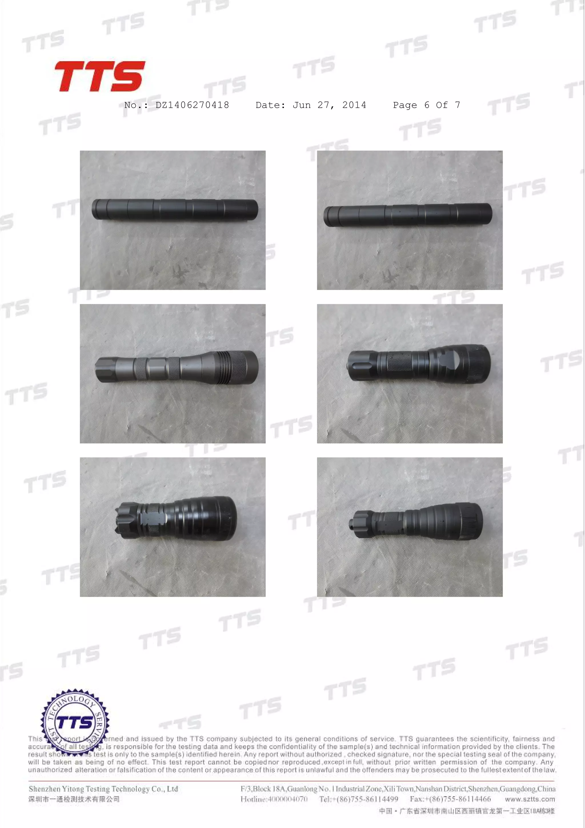 Brinyte’s diving flashlight CASS test report | PDF