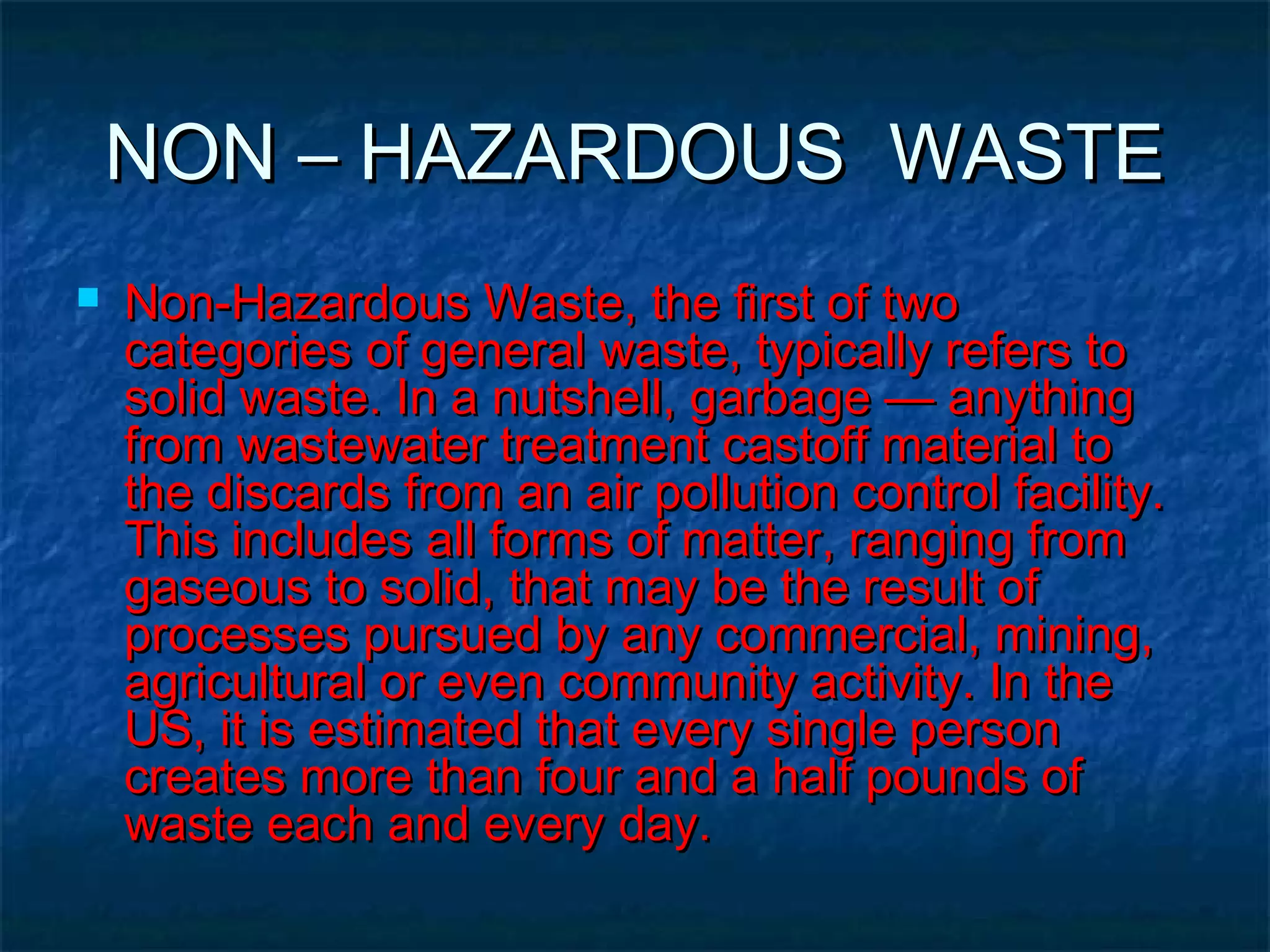 Waste Generation & Management | PPT