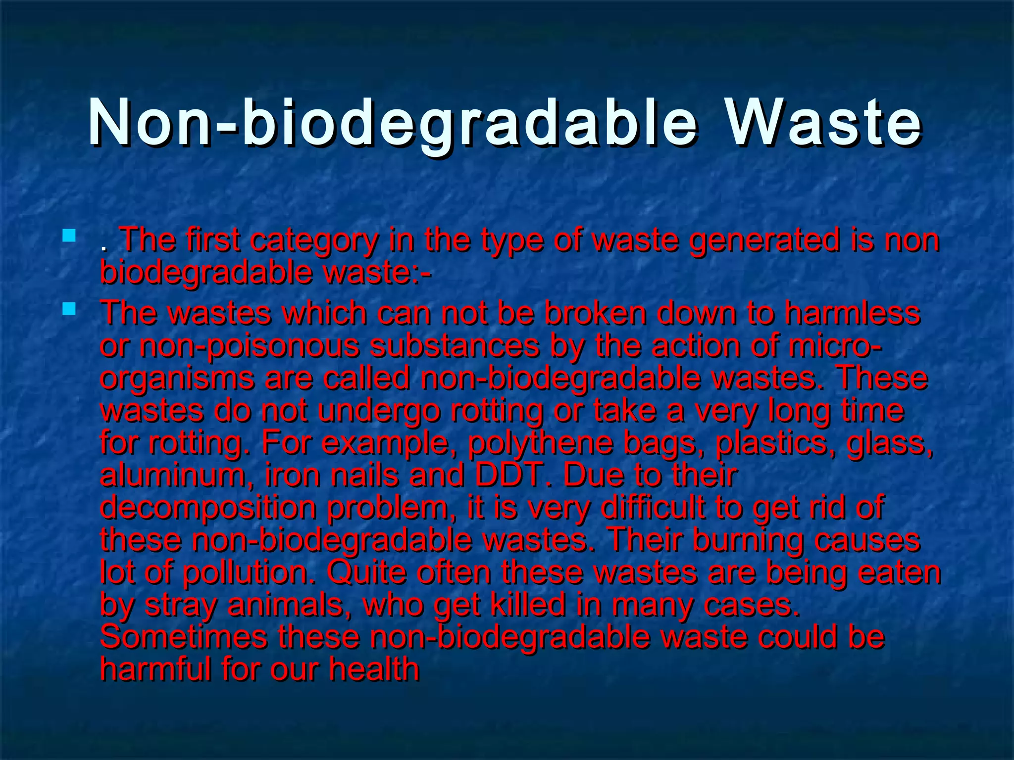 Waste Generation & Management | PPT