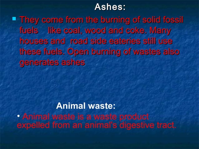 Waste Generation & Management | PPT