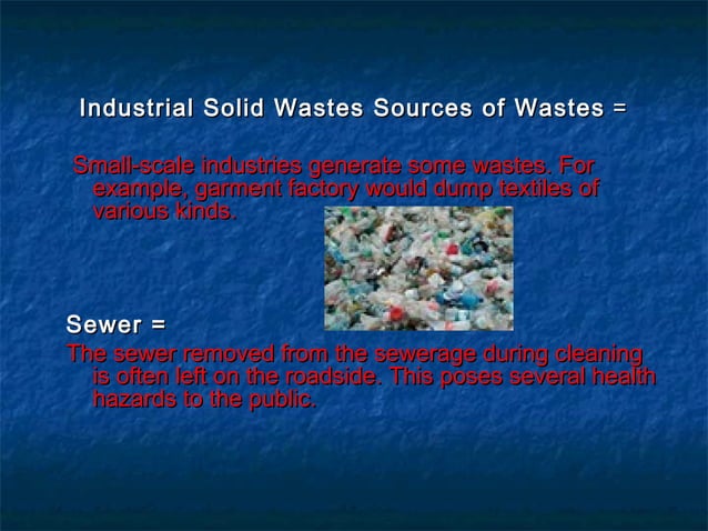 Waste Generation & Management | PPT