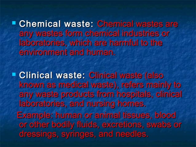 Waste Generation & Management | PPT