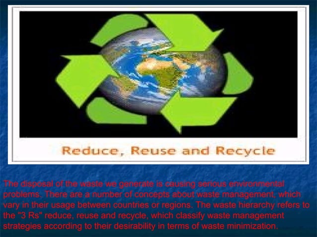 Waste Generation & Management | PPT