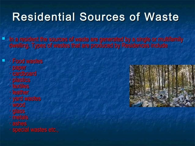 Waste Generation & Management | PPT