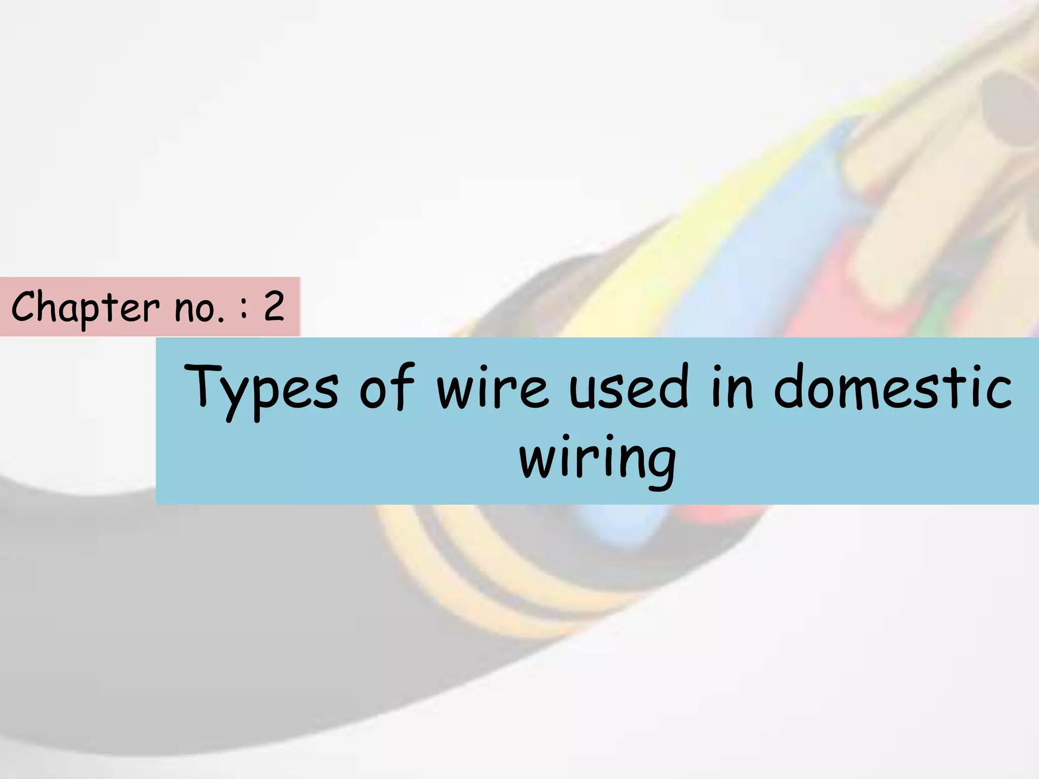 HOME WIRING(domestic wiring) | PPTX