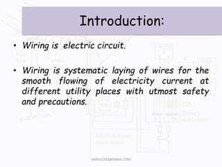 HOME WIRING(domestic wiring) | PPTX
