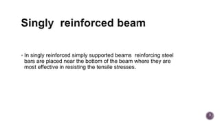 Singly R.C. beam | PPTX